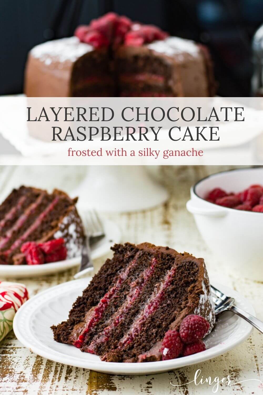 Chocolate Cake with Raspberry Filling - Linger